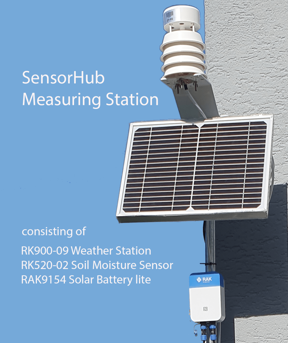 SensorHub Measuring Station for Weather and Soil Parameters | ck blog