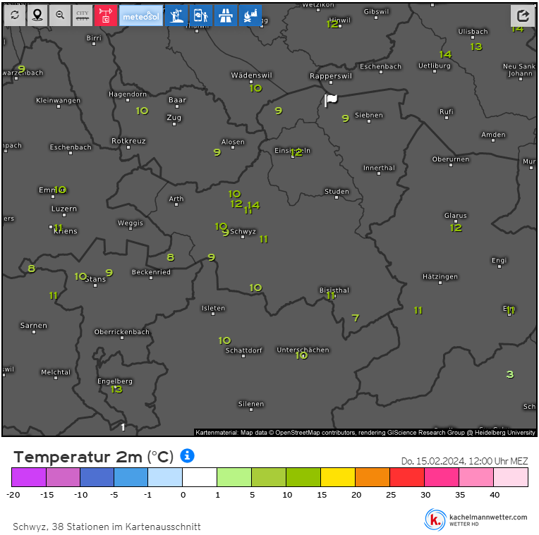 SensorHub Weather Data on Meteologix | ck blog